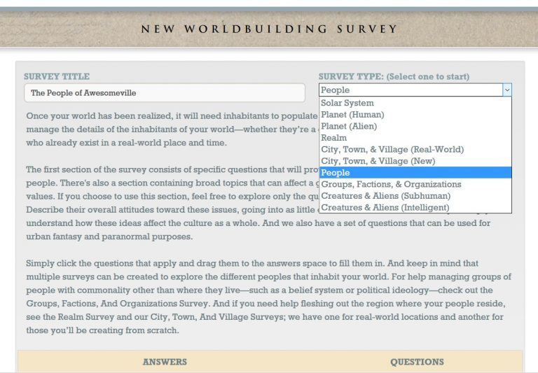 Introducing One Stop For Writers’ Worldbuilding Tool - WRITERS HELPING ...